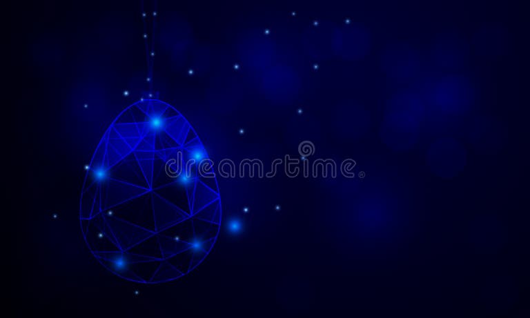 Abstract Triangular Easter Egg Stock Vector - Illustration of celebrate ...