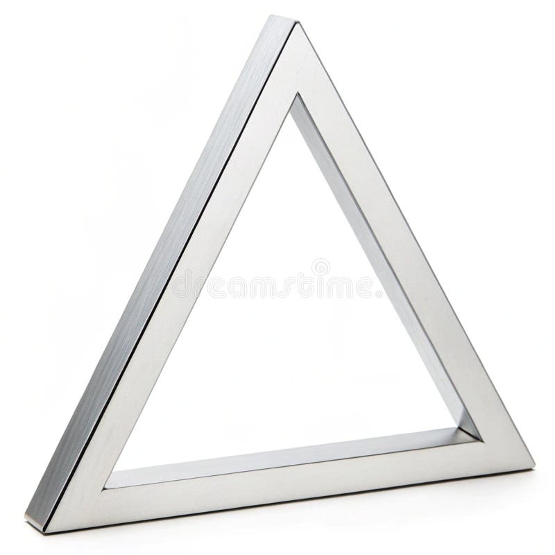 Shape Triangle Abstract Isolated on White Background Stock Illustration ...