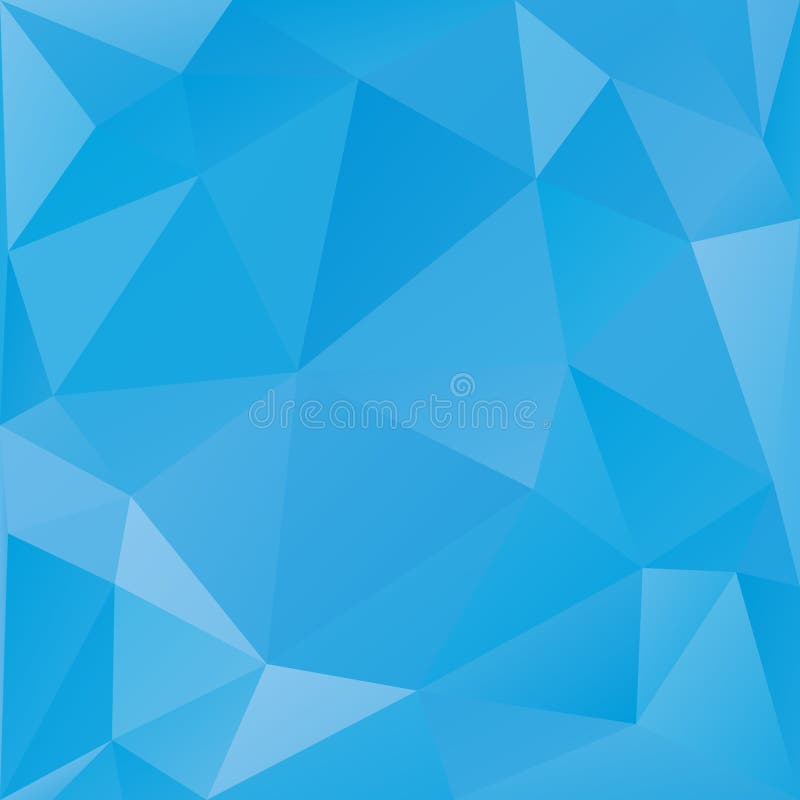 Abstract Triangular Vector Background Blue Color Stock Vector ...