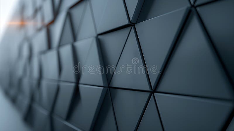 Abstract Triangular Wall Pattern Stock Illustration - Illustration of ...