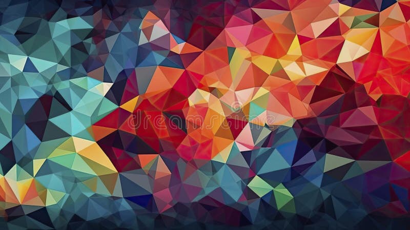 Abstract Triangulated Background for Web and Print Design. Stock ...