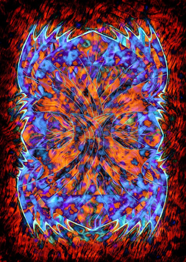 Abstract tribal art stock illustration. Illustration of clean - 4555967