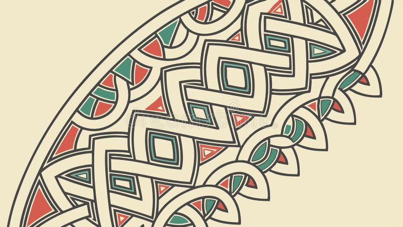 Abstract Tribal Pattern Corner Decorative Design Vector Design ...