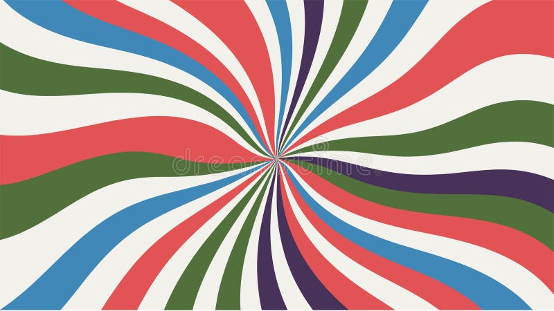 Abstract Trippy Lines Pattern. Cool Groovy Retro Texture Stock Illustration - Illustration of ...