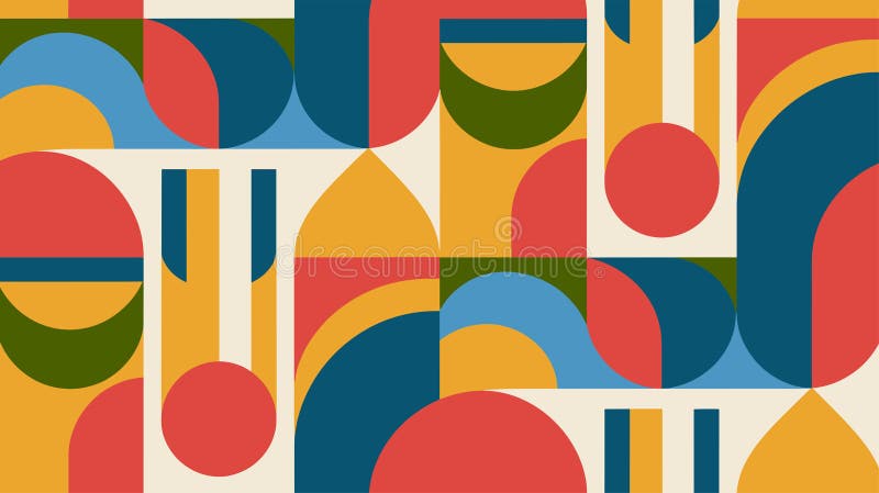 Abstract Trippy Lines Pattern. Cool Groovy Retro Texture Stock ...