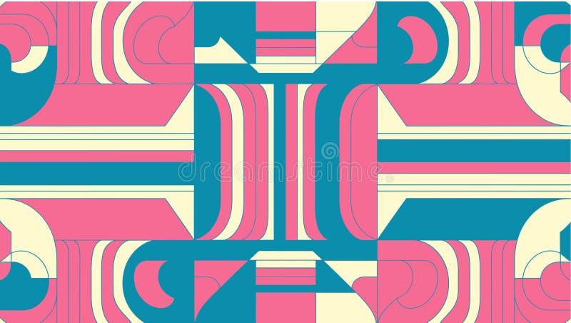 Abstract Trippy Lines Pattern. Cool Groovy Retro Texture Stock ...