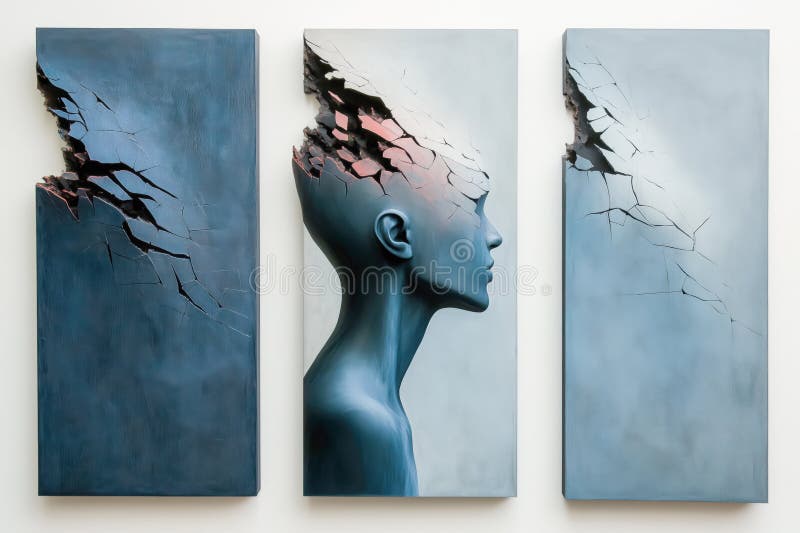 Disintegration Triptych Stock Illustrations – 1 Disintegration Triptych ...