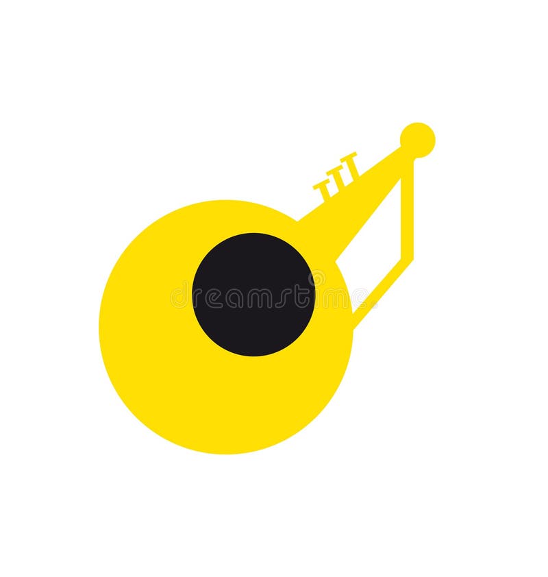 Abstract trumpet stock vector. Illustration of dance - 73728222