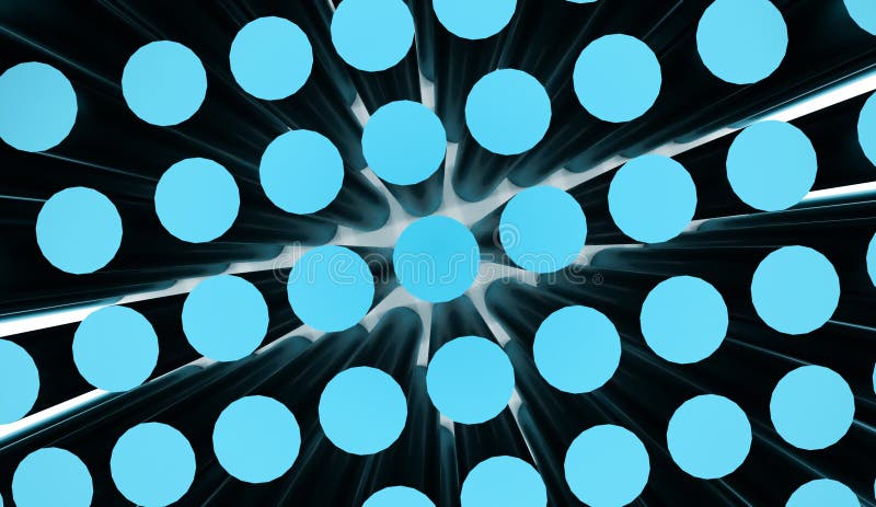 Abstract Tube Background Rendered Stock Illustration - Illustration of ...
