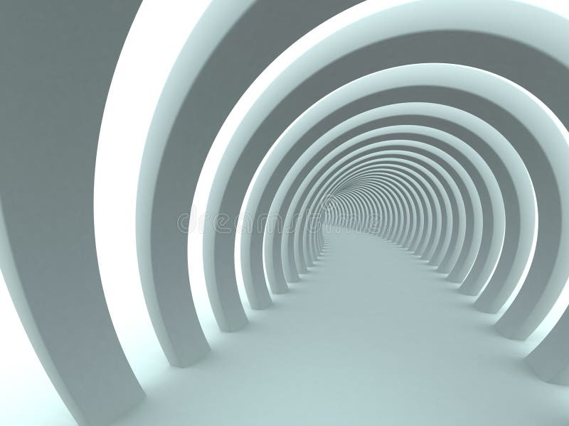 Abstract tunnel background stock illustration. Illustration of ...