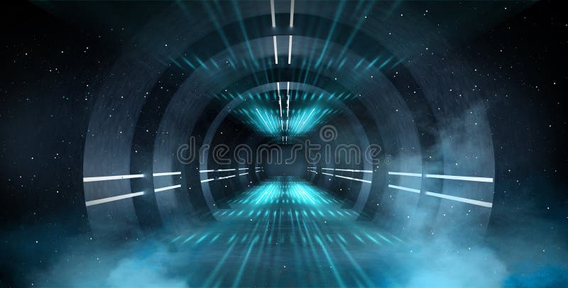 Abstract Tunnel, Corridor with Rays of Light and New Highlights ... Abstract Tunnel, Corridor with Rays of Light and New Highlights ...