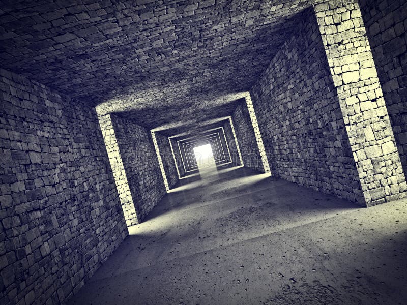 Abstract tunnel stock photo. Image of render, simply - 46997922