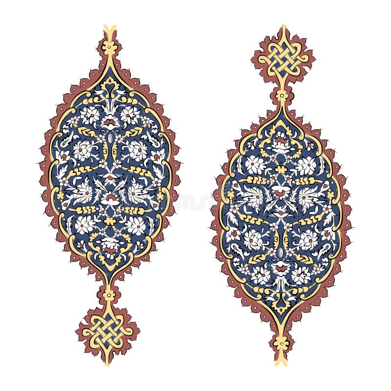 Abstract Turkish Pattern for Your Design Stock Vector - Illustration of ...