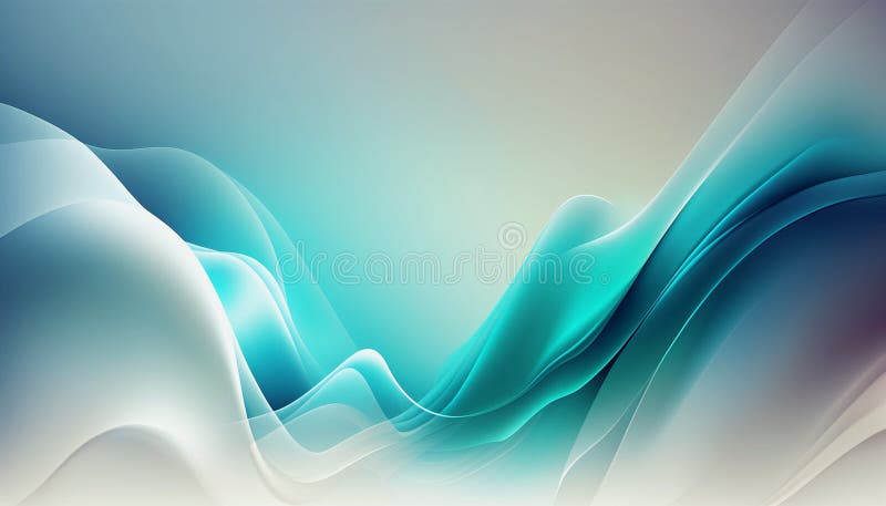 Abstract Turquoise Backdrop.AI Generated Stock Illustration ...