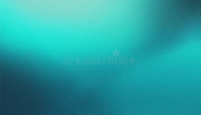 Abstract Turquoise Blue Gradient Background with Light Leak and Grainy ...