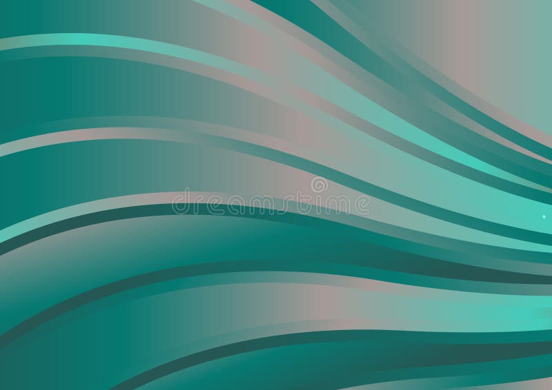 Turquoise and Brown Gradient Cut Stripes Background Vector Art Stock ...