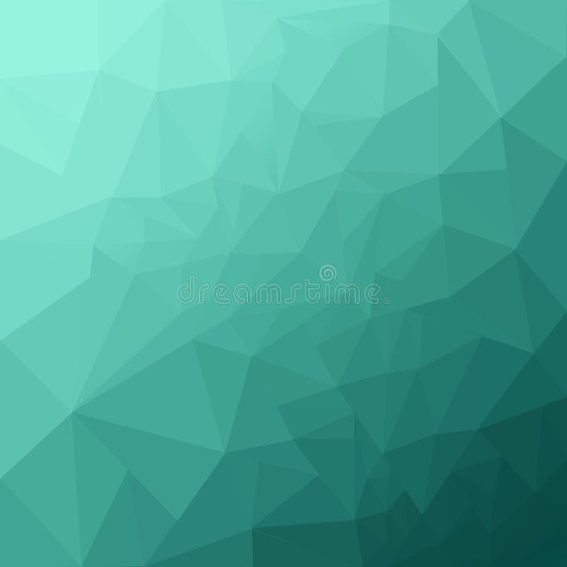 Abstract Turquoise Geometric Background. Polygon Background Stock ...