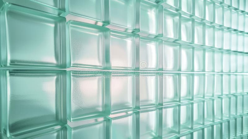 Abstract Turquoise Glass Blocks Texture Background Stock Image - Image ...
