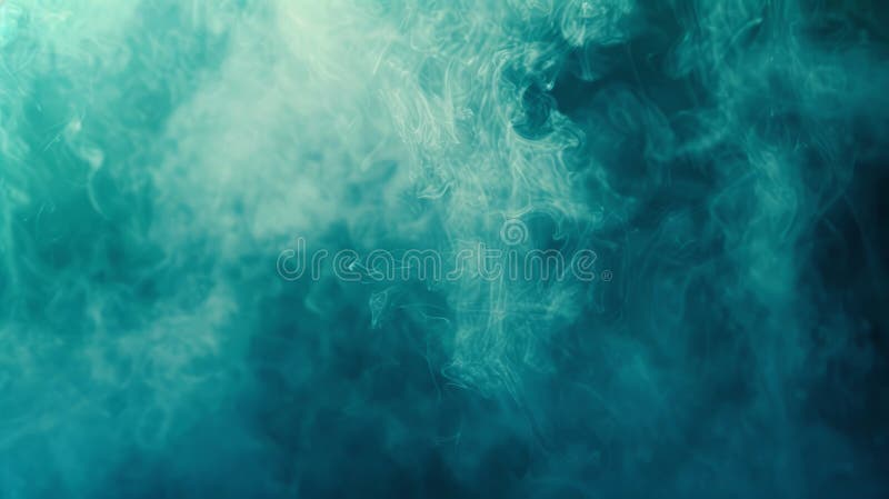 Abstract Turquoise Smoke Background, Mystic Haze Texture, Vapor Wave ...