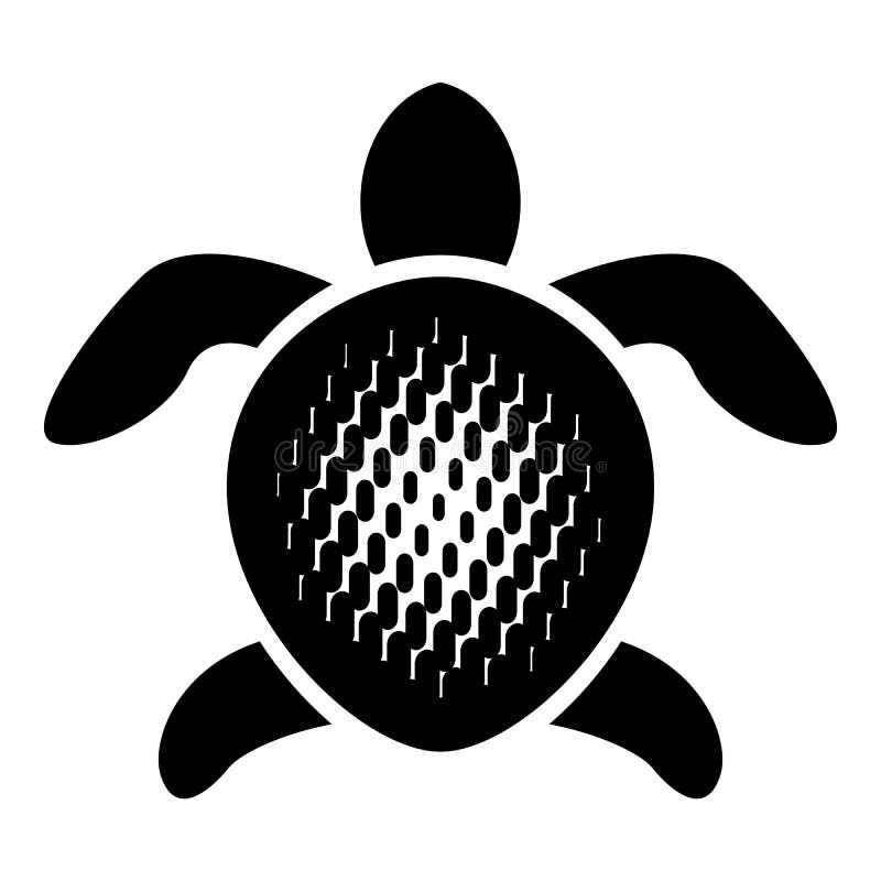 Abstract Turtle. stock vector. Illustration of black - 73484263