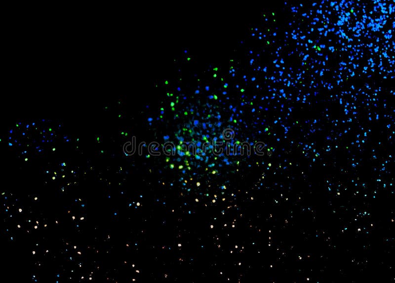 Abstract Twinkly Multi-color Scattered Glitter Night Sky Galaxy Sparkle ...