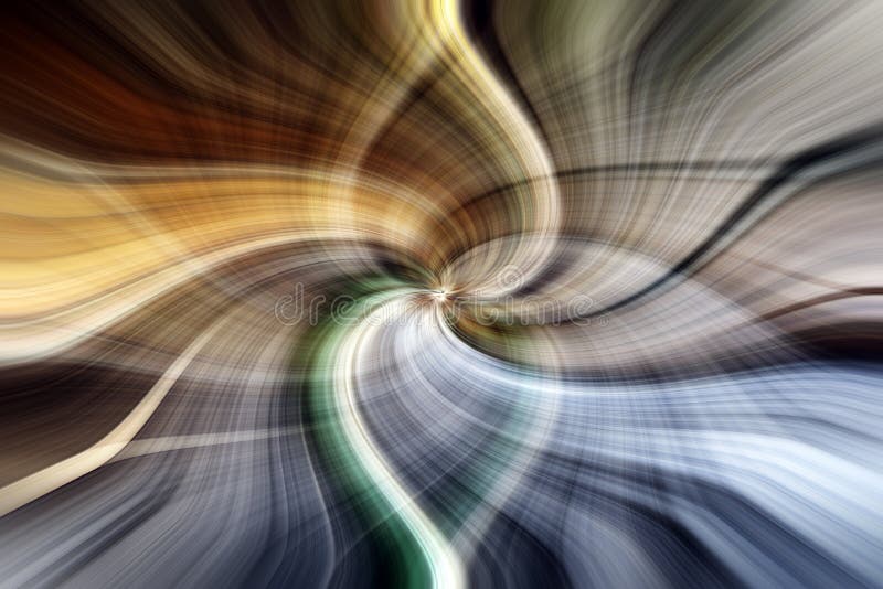 Abstract Twirl Effect from Building Interior Stock Illustration ...