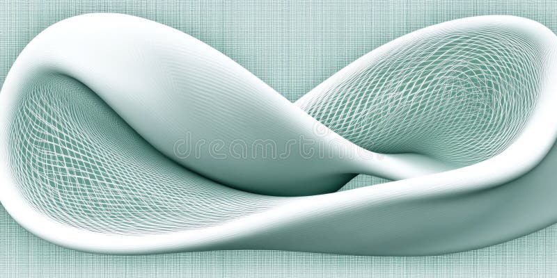 Abstract Twist with Mesh Pattern: Modern Minimalist Art Stock Photo ...