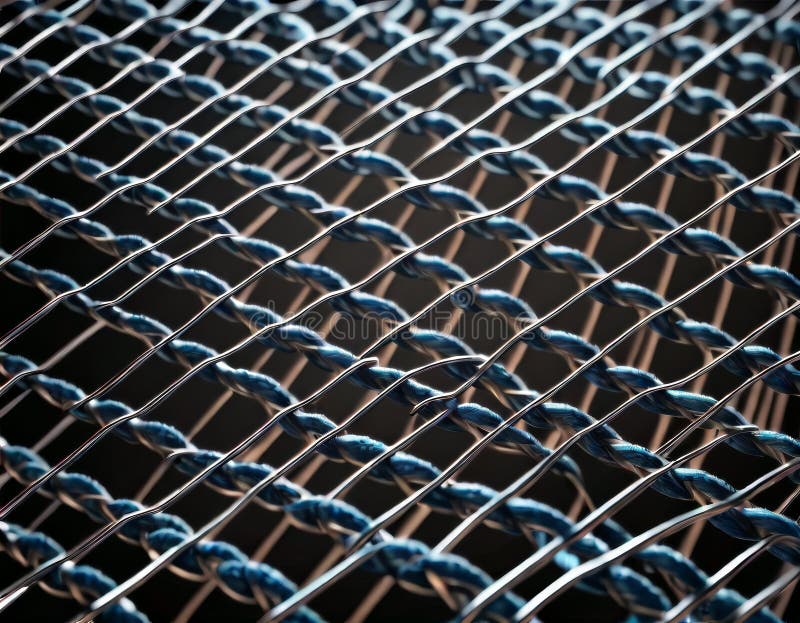 Abstract Twisted Blue Ropes Stock Photo - Image of cord, macro: 319199070