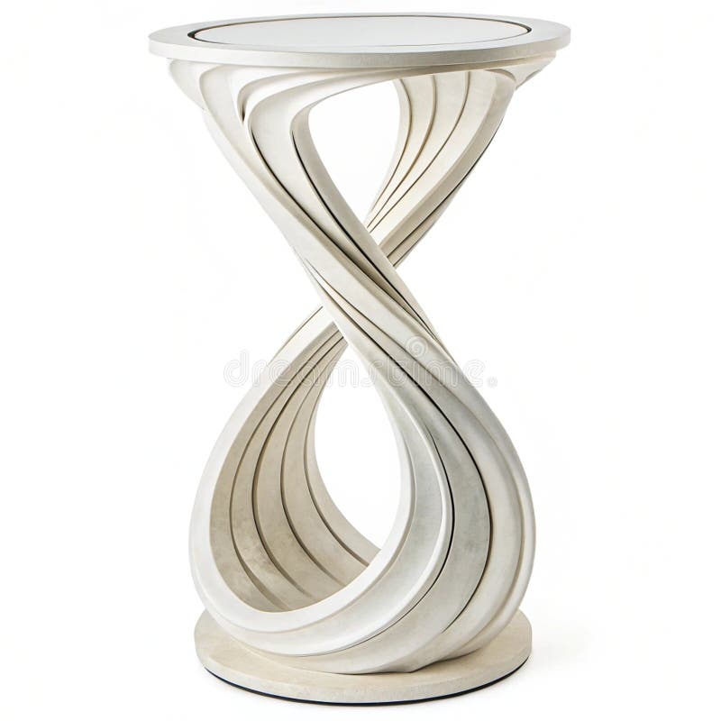 Twist Abstract Isolated on White Background Stock Illustration ...