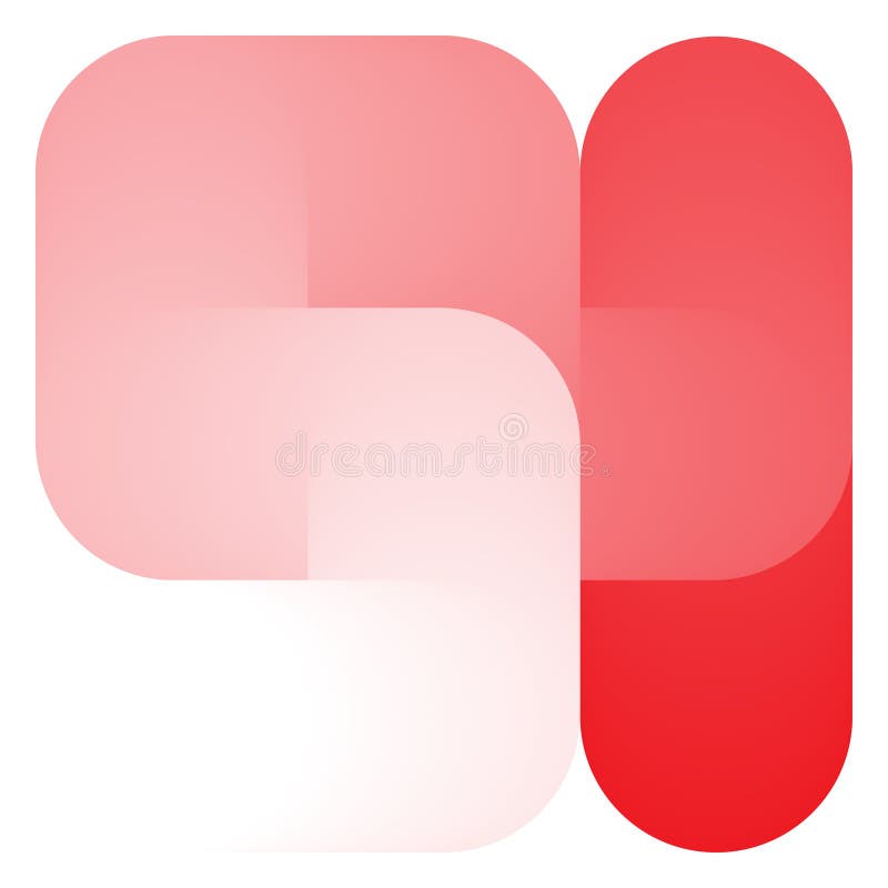 An Abstract, Twisted, Elongated Cylindrical Shape Forms a Square-like ...