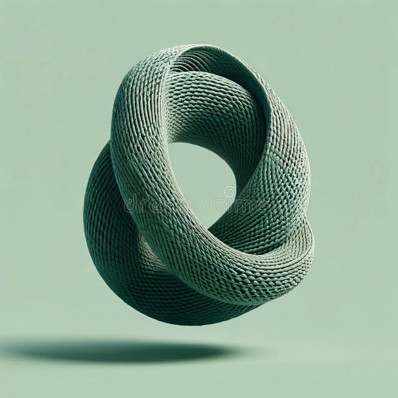 Abstract Twisted Form with Intricate Texture Creates a Mesmerizing ...