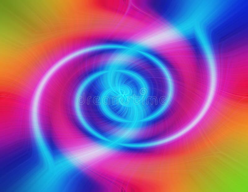 Abstract Twisted Fractal Background Stock Illustration - Illustration ...