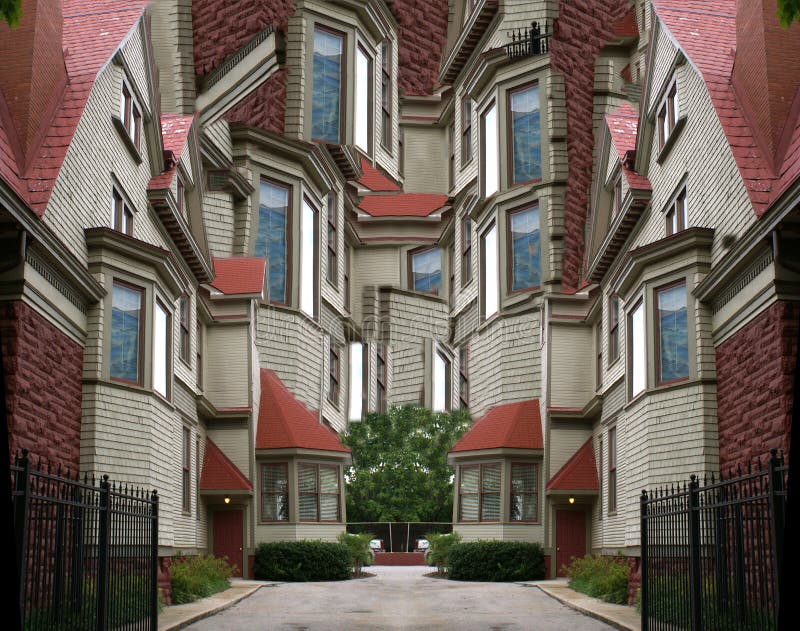 Abstract Twisted House stock photo. Image of abstract - 68867270