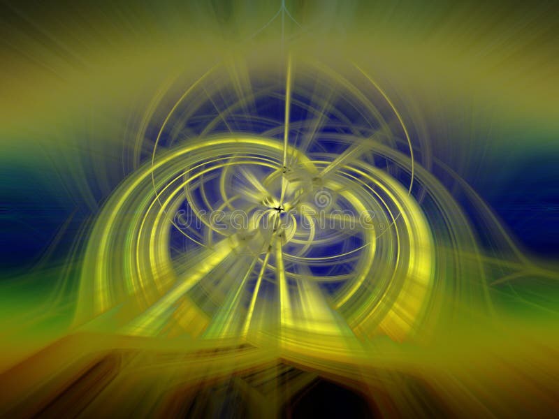 Abstract Twisted Light Fibers Effect Background Stock Illustration ...