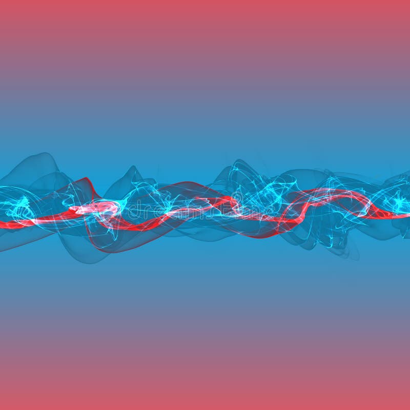 Abstract twisted waves stock illustration. Illustration of abstract ...