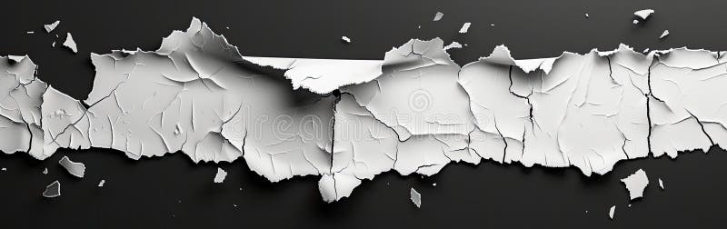 Abstract Twisted White Paper Frame on Gray Black Background - Vector ...