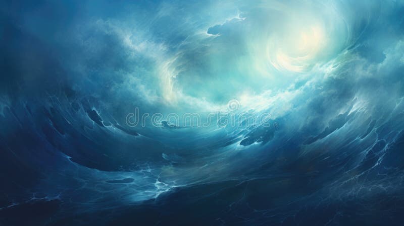 Abstract Typhoon Background, Abstract Illustration. Stock Illustration ...