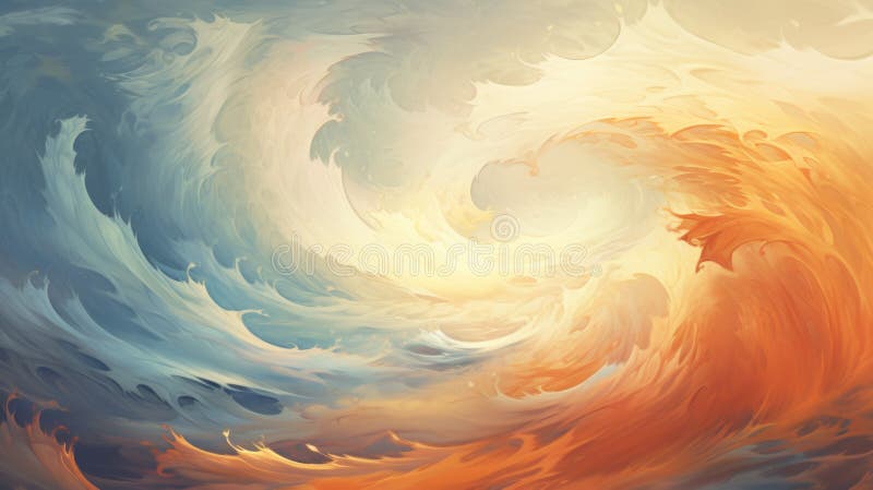 Abstract Typhoon Background, Abstract Illustration. Stock Illustration ...