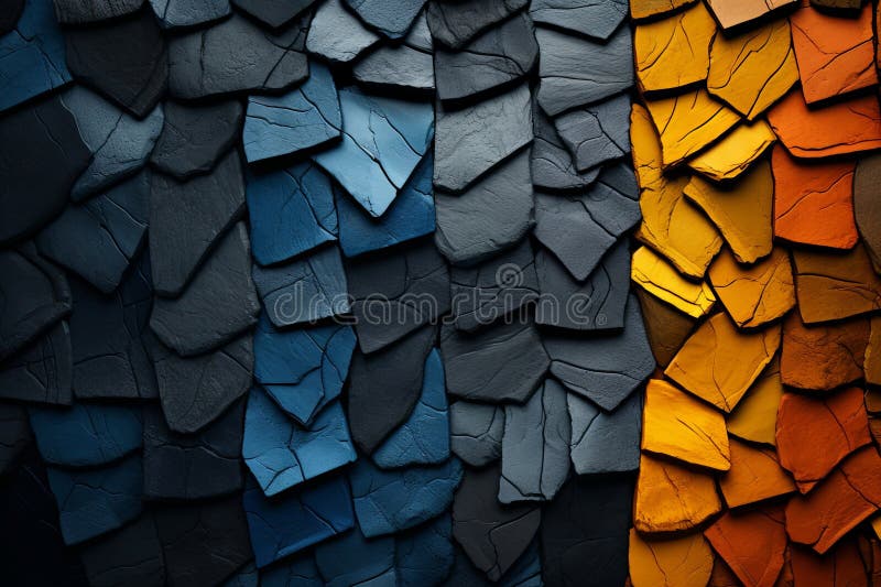 Abstract Ultimate Canvas in the Shape of Stone and Rock Flakes ...