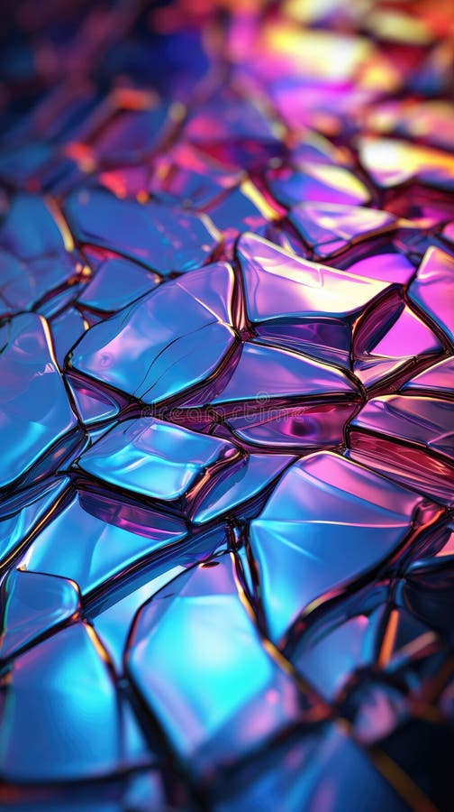 Abstract Ultra Violet Purple Crystal Background.Generative AI Stock ...