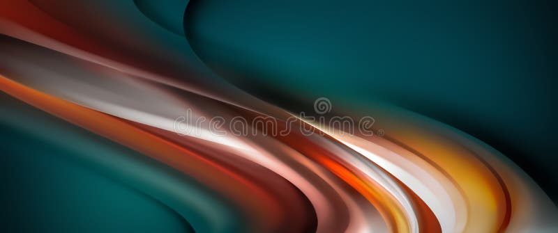 Abstract Ultra Wide Fire Background Stock Illustration - Illustration ...