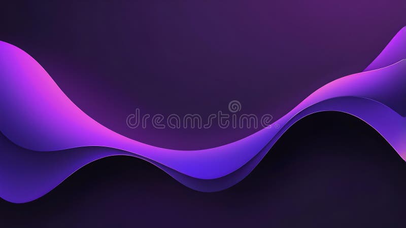 Abstract Ultraviolet Gradient Wave Background Stock Illustration ...