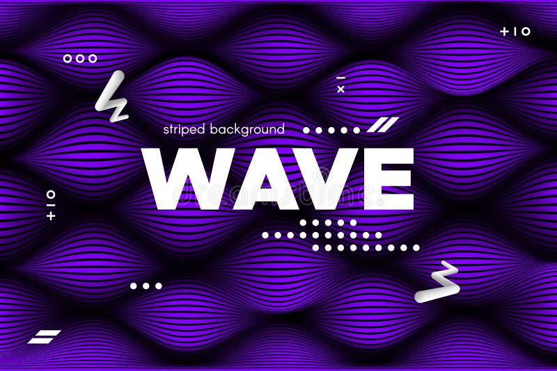 Abstract Ultraviolet Linear Background. Stock Vector - Illustration of ...