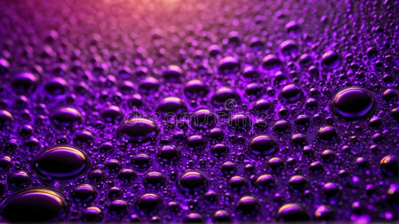 Abstract Ultraviolet Liquid Bubbles Motion Stock Illustration ...