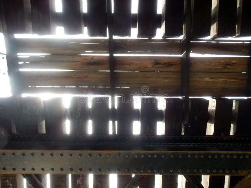 Abstract Under Rail Road Railroad Train Bridge Stock Image - Image of ...