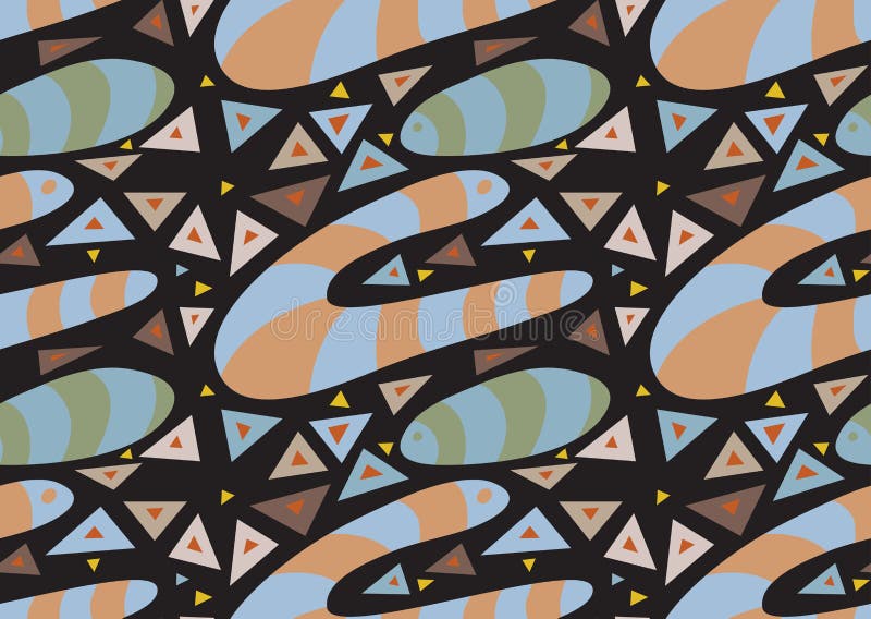 Abstract Underground Worm Pattern Stock Vector - Illustration of ...