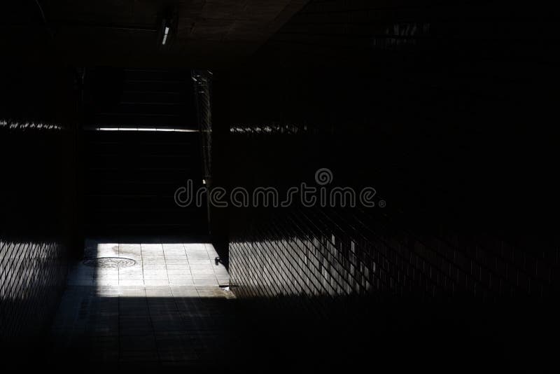 Abstract / Underpass Light and Shadow Stock Image - Image of city ...