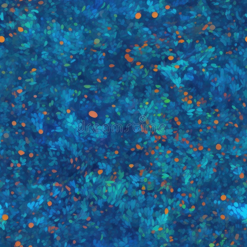 Abstract Underwater Dreamscape. a Vibrant, Abstract Representation of a ...