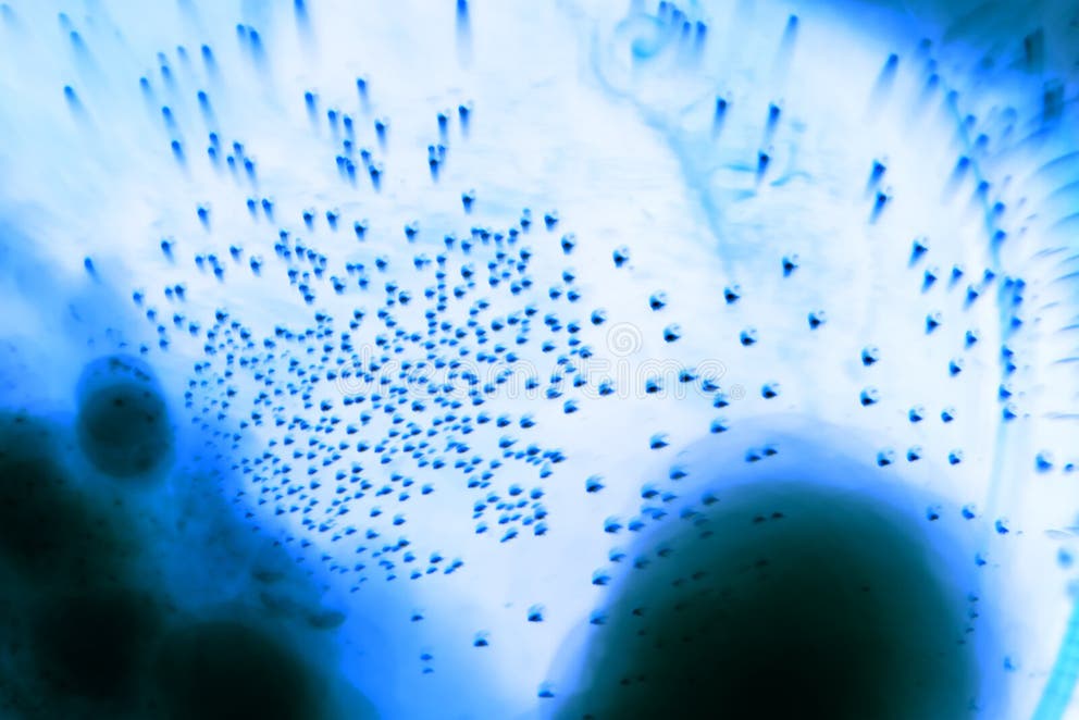 Abstract Underwater Shapes with Bubbles Stock Photo - Image of ...