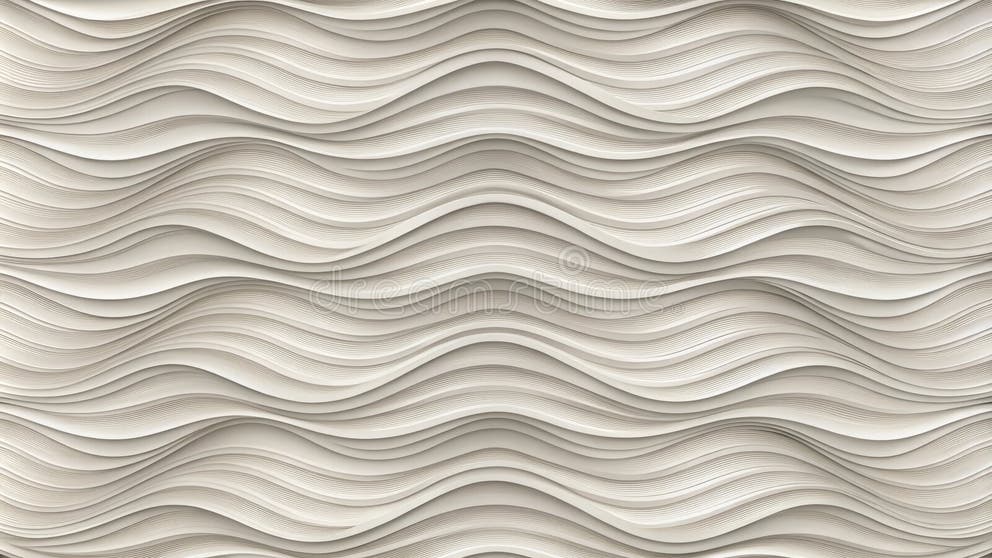 Abstract Undulating Wave Pattern, Seamless Beige Texture Background ...